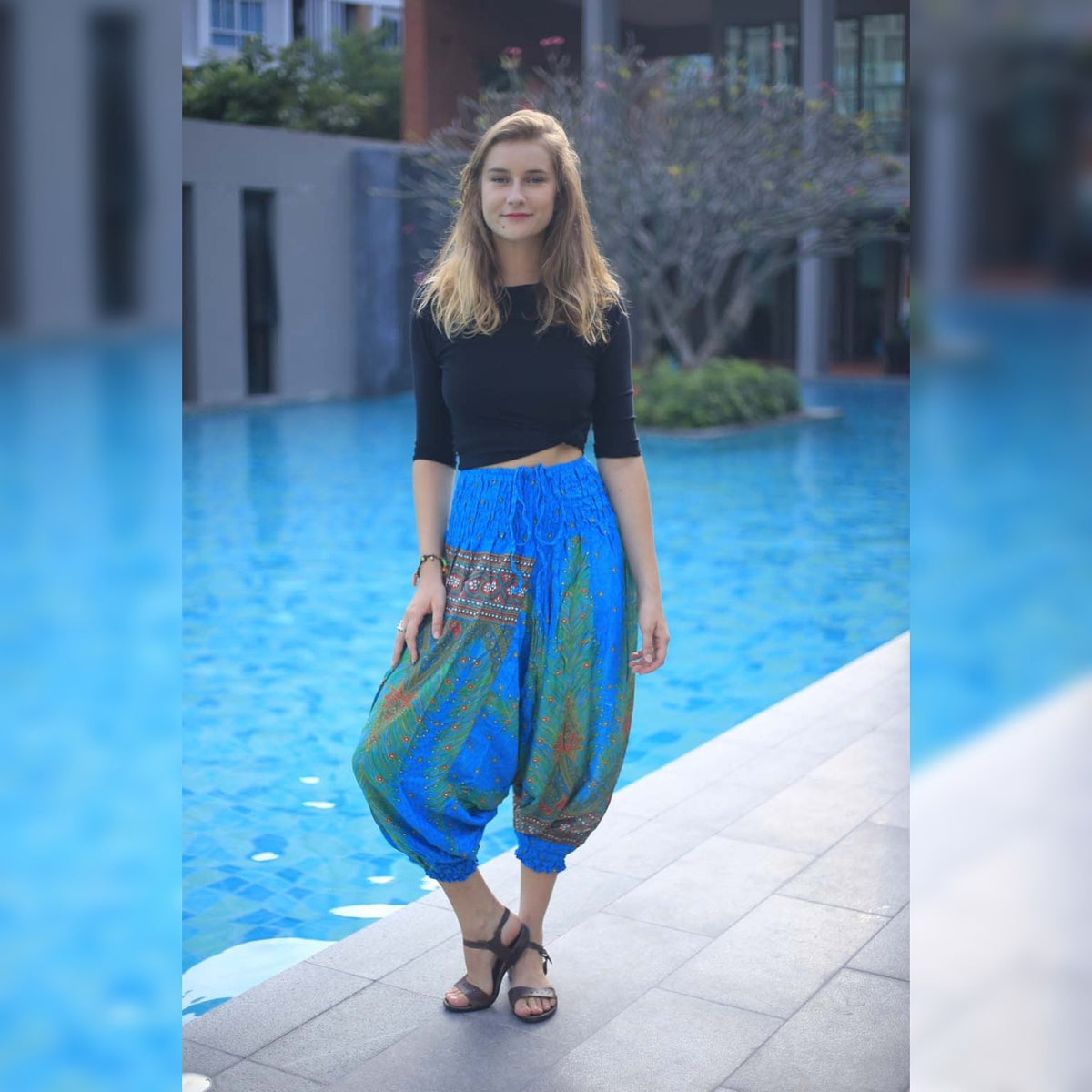 Aladdin Peacock Pants